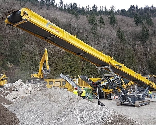 Keestrack S5 Stacking Conveyor | Keestrack Material Handling Equipment ...