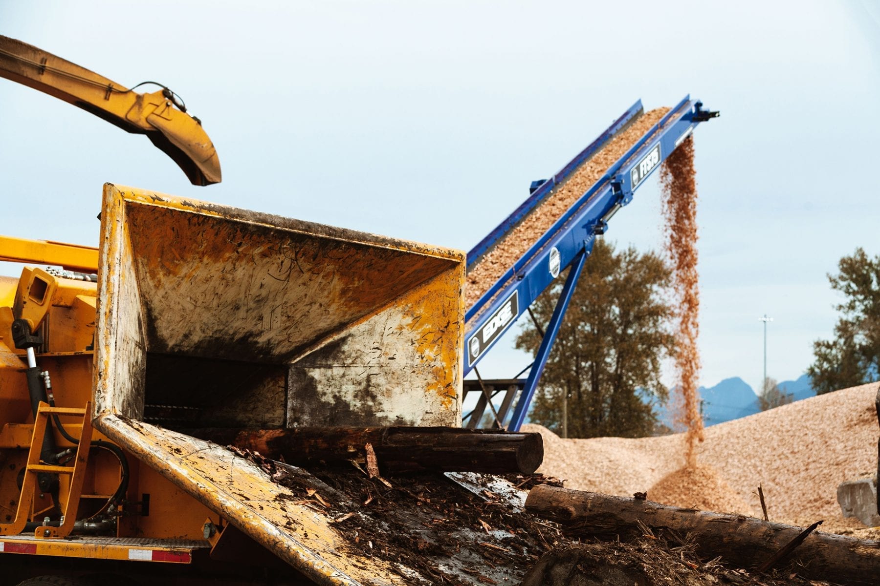 CBI 7544 Flail Debarker & Disc Chipper Combo - Frontline Machinery