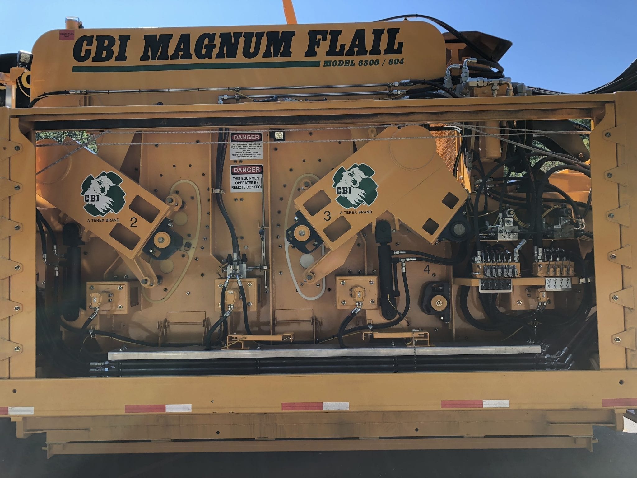 CBI 604 Flail Delimber/Debarker | CBI Wood Grinding & Chipping ...