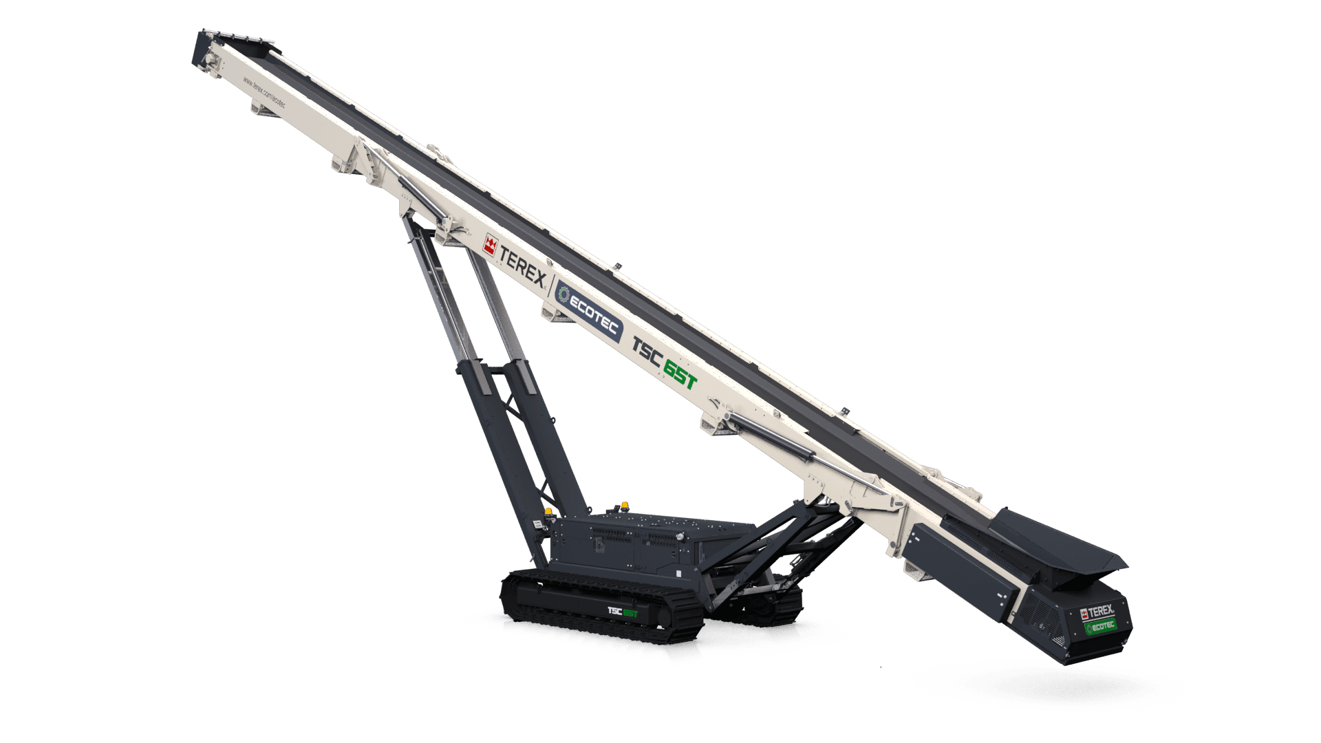Ecotec TSC 65T Tracked Stacking Conveyor | Ecotec Material Handling ...