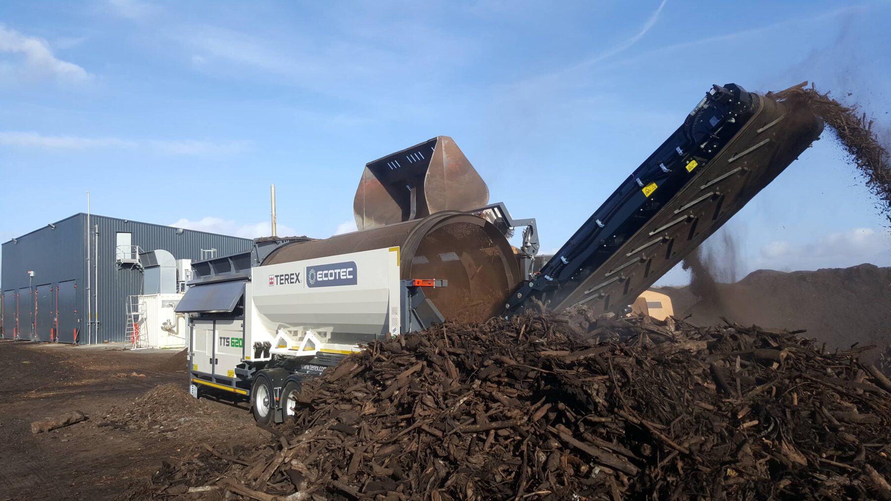 Ecotec TTS 620 Trommel Screener - Frontline Machinery