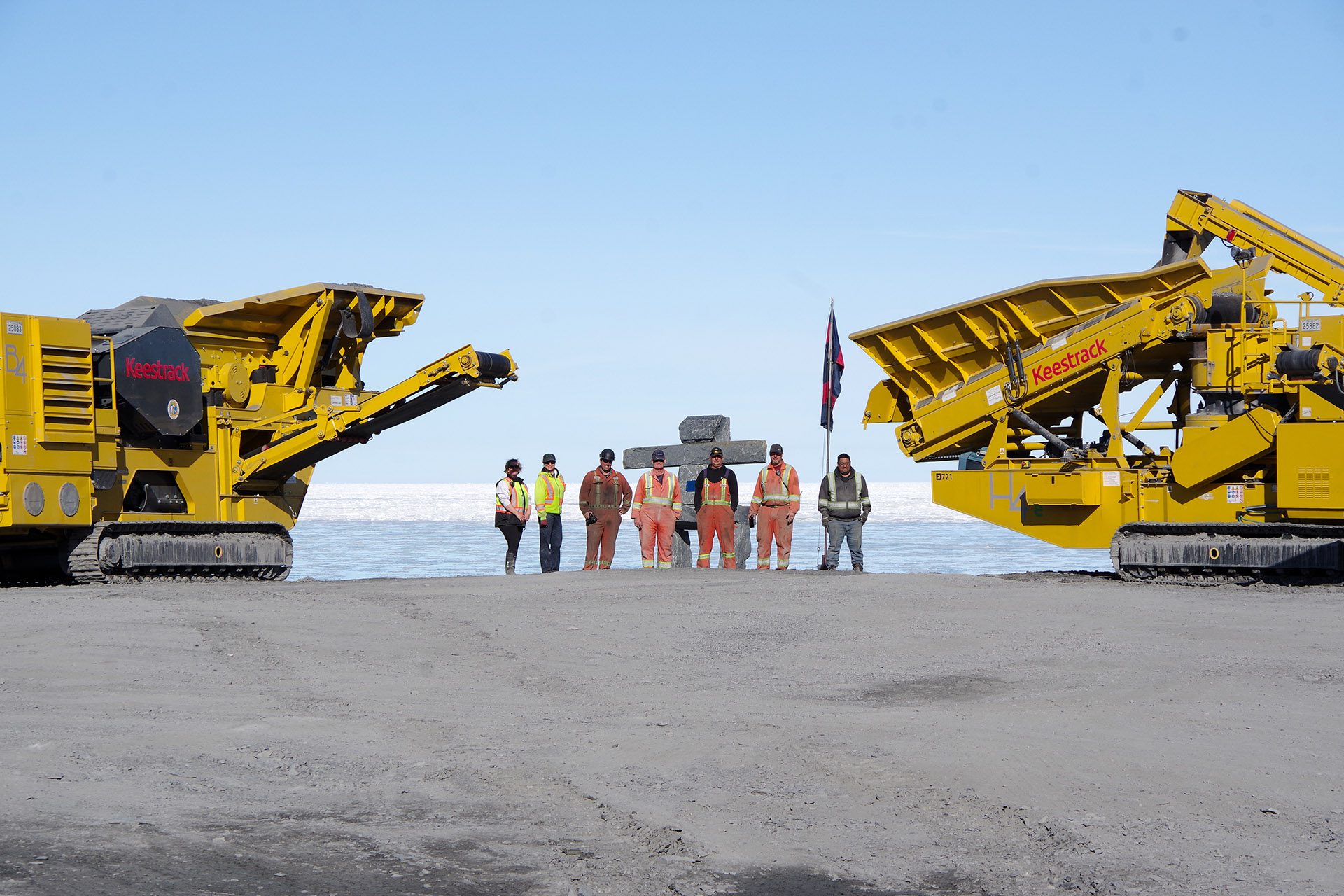 Frontline Machinery mobilizes crushing equipment in the high arctic for ...
