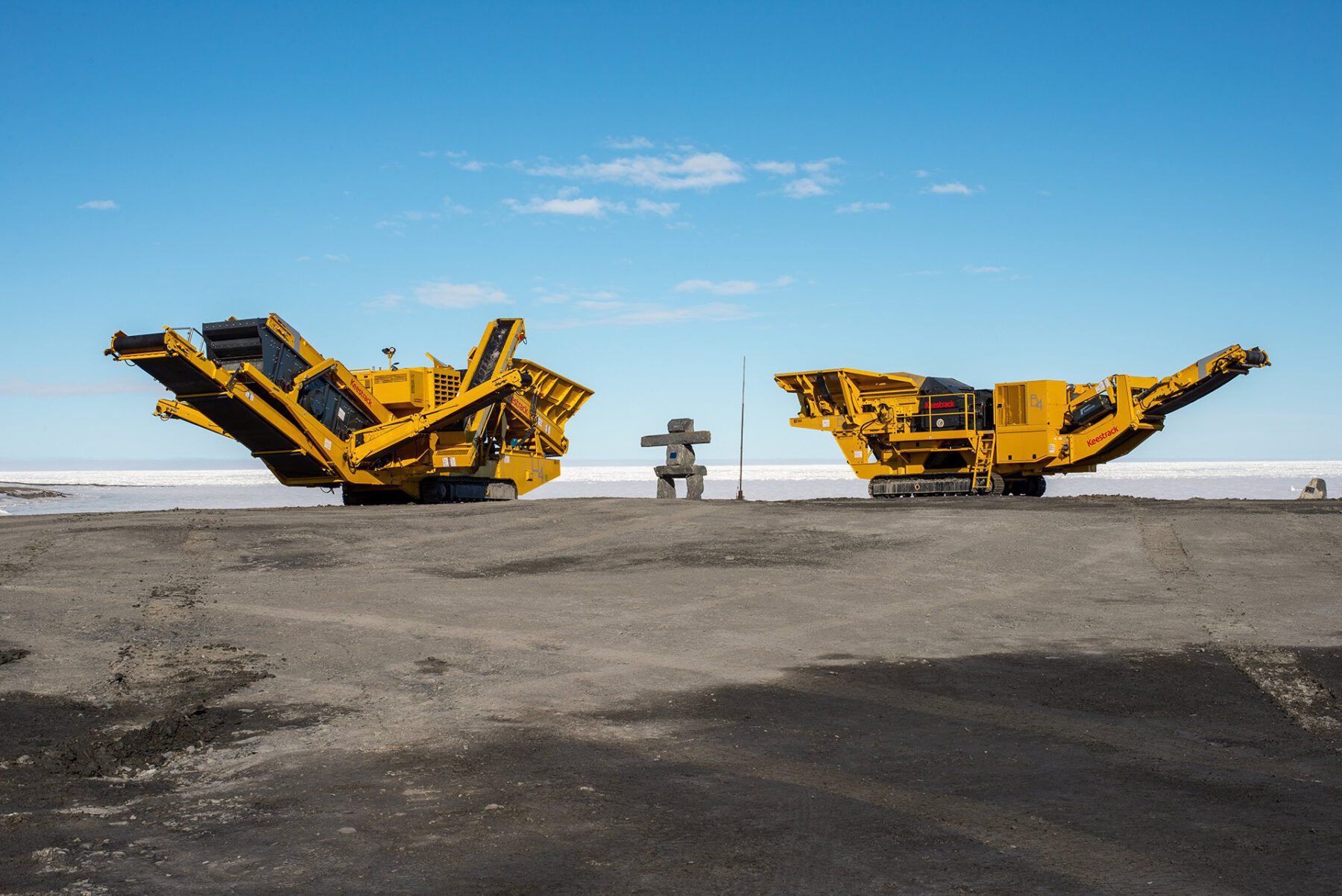 Frontline Machinery mobilizes crushing equipment in the high arctic for ...